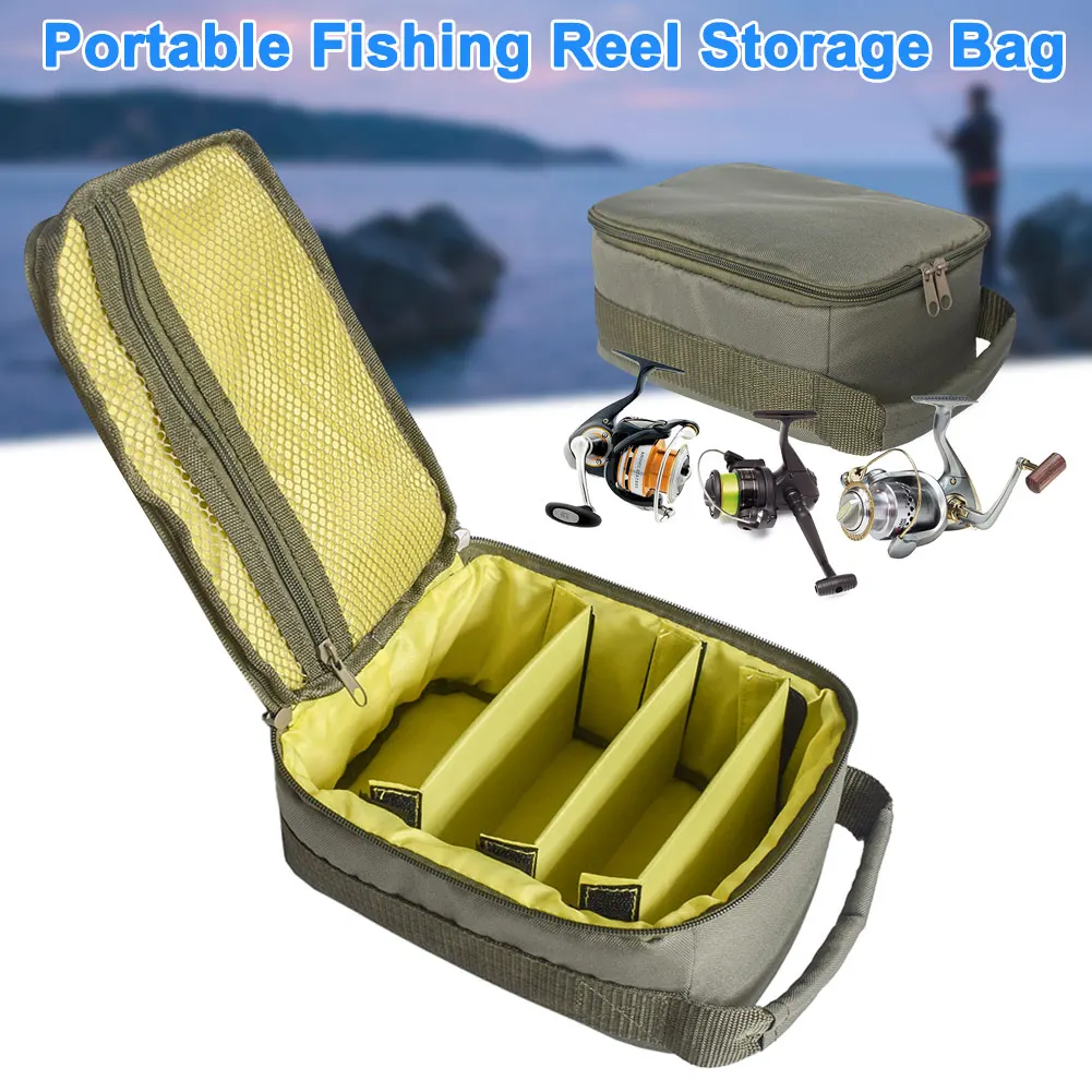 1-Pcs-Fishing-Reel-Gear-Bag-Storage-Case-Oxford-Cloth-Dual-Zipper-for ...