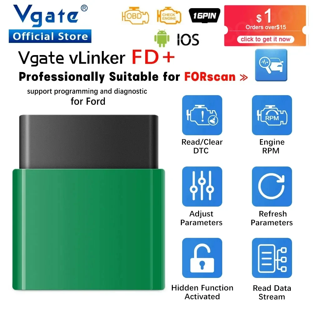 Vgate-vLinker-FD-ELM327-FORScan-For-Ford-wifi-Bluetooth-4-0-OBD2-Car ...