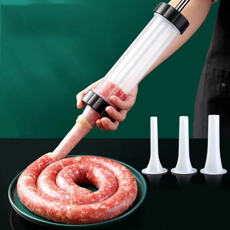 Manual-Sausage-Stuffer-Meat-Beef-Filling-Machine-Sausage-Filler ...