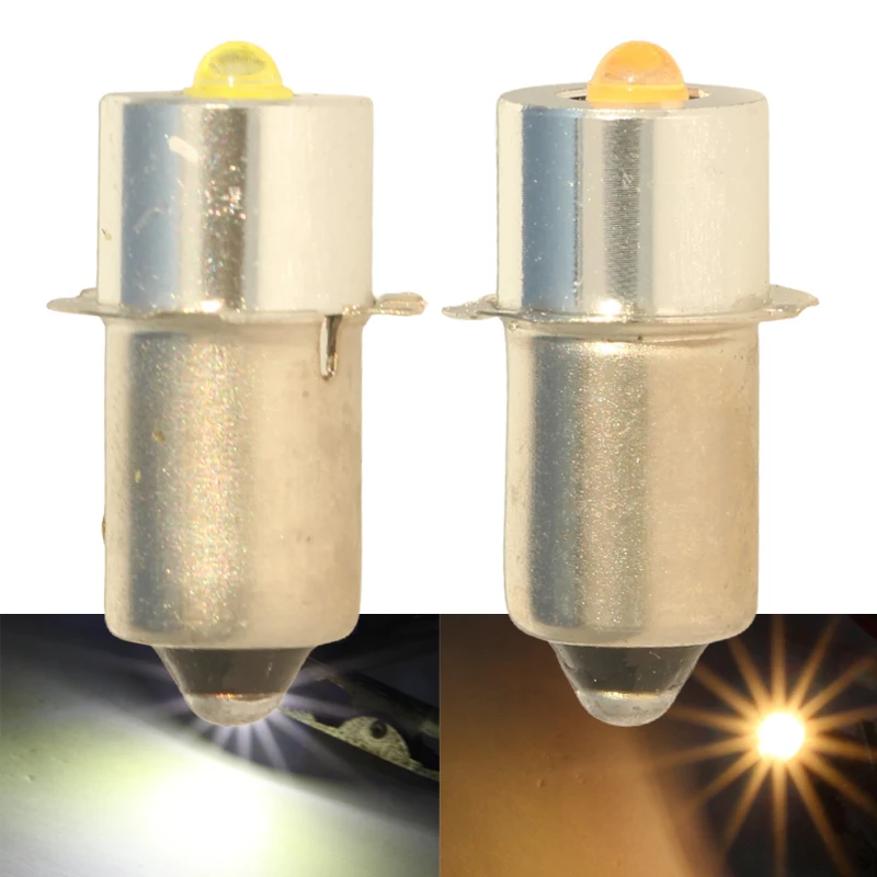 2X P13.5S Pr2 LED Bulb Upgrade Flashlight Torch Maglite DC3V-12V 6V-24V ...