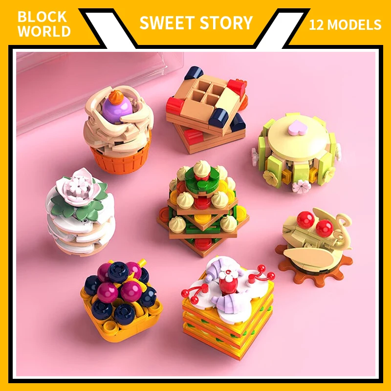 Moc-Model-Building-Blocks-Cute-Dessert-Toys-Brick-for-Girls-Birthday ...