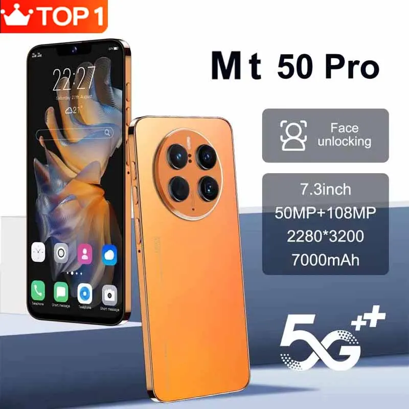 Original-Mt-50-Pro-Smartphone-Telem-veis-Face-ID-Celular-Vers-o-Global ...