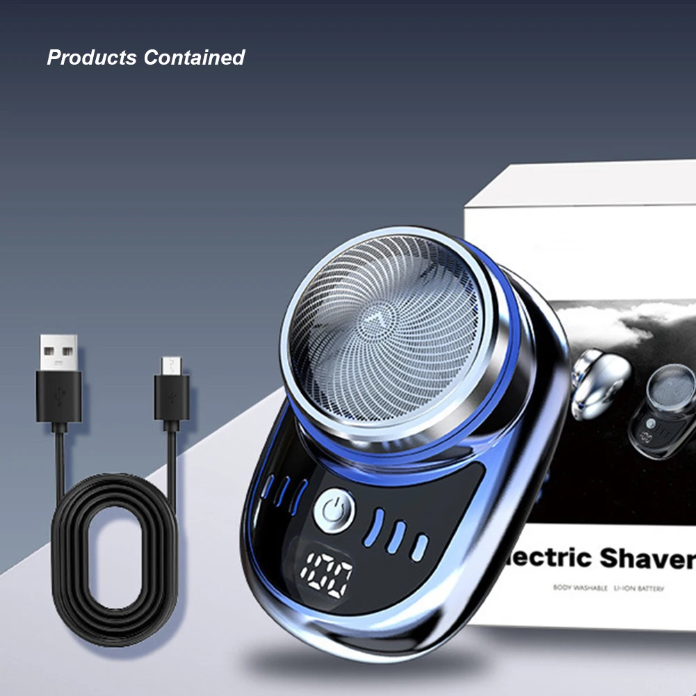 Mini-Electric-Shaver-USB-Charging-Pocket-Travel-Razor-Portable-Wireless ...