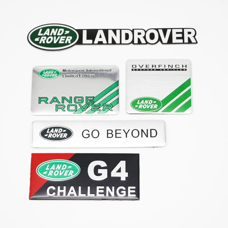 Car-Aluminum-Emblem-Badge-Supercharged-Styling-Decal-Sticker-For-Land ...