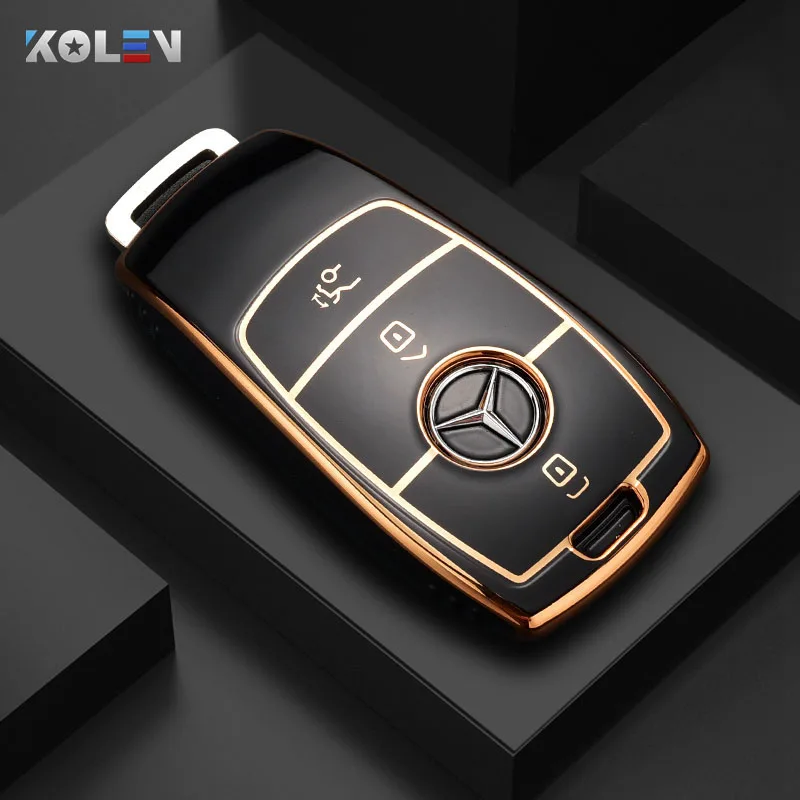 Fashion TPU Car Remote Key Case Cover Shell For Mercedes Benz A C E S G ...