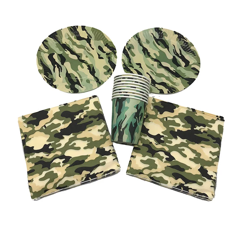 Army Camouflage Table Cloths