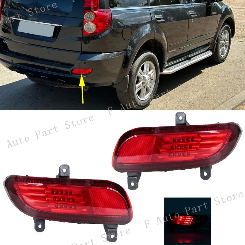 Car Rear Bumper light Brake Parking Stop Warning Fog Lamp For Great ...