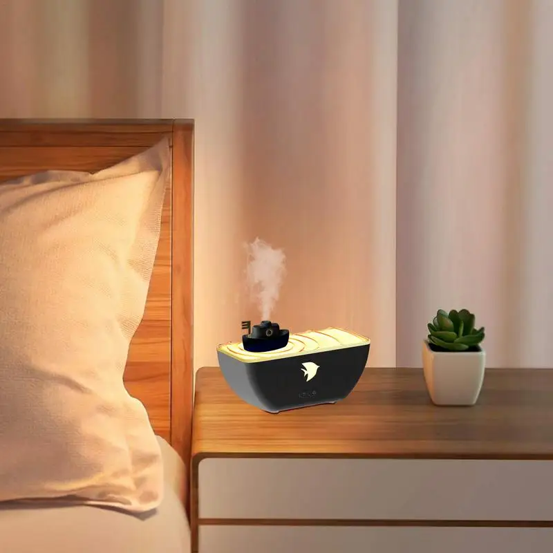 Cool-Mist-Humidifier-Ship-Design-Small-Air-Humidifiers-Quiet-7-Colors ...