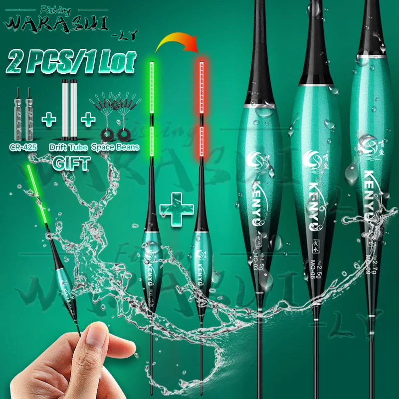2024Summer-New-2Piece-Short-LED-Electronic-Float-Set-Full-Green ...