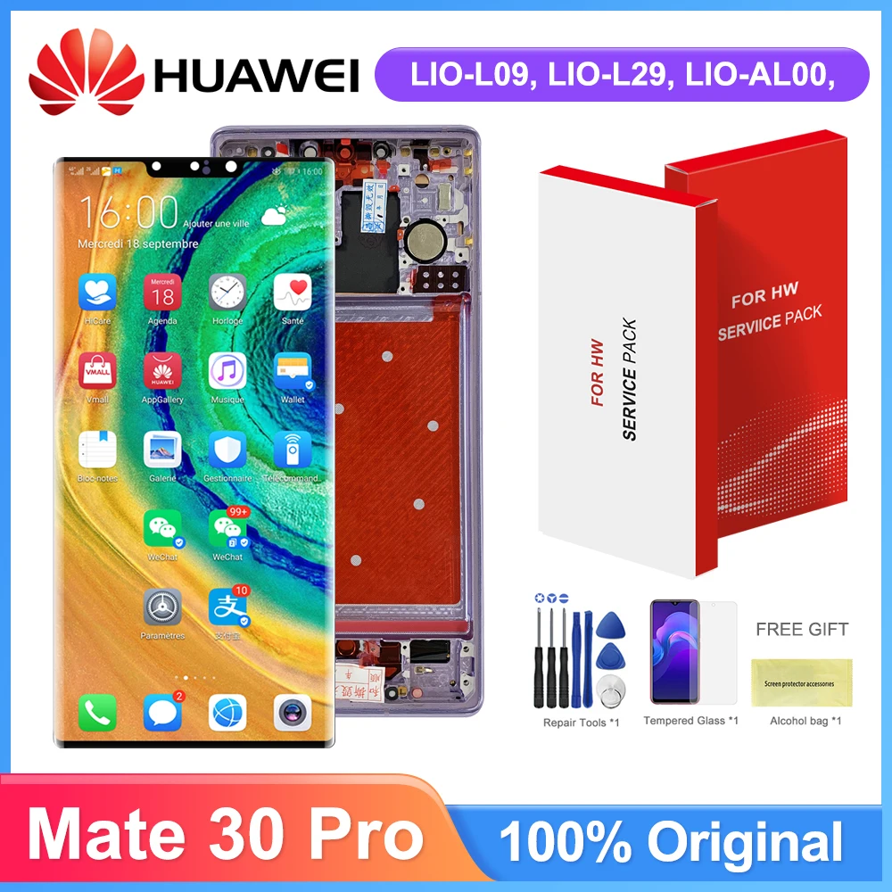 Pantalla Lcd de 6,53 pulgadas para Huawei Mate 30 Pro, montaje de digitalizador con pantalla ...
