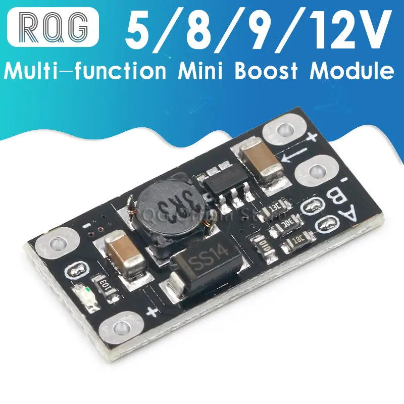 Mini DC-DC Boost Step Up Converter 3V 3.2V 3.3V 3.7V 5V 9V to 12V Voltage Regulator PCB Board ...