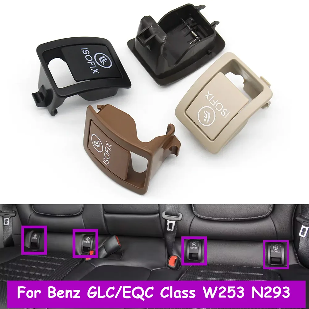 W253 Car Rear Child Seat Anchor Safety ISOFIX Cover Restraint For ...