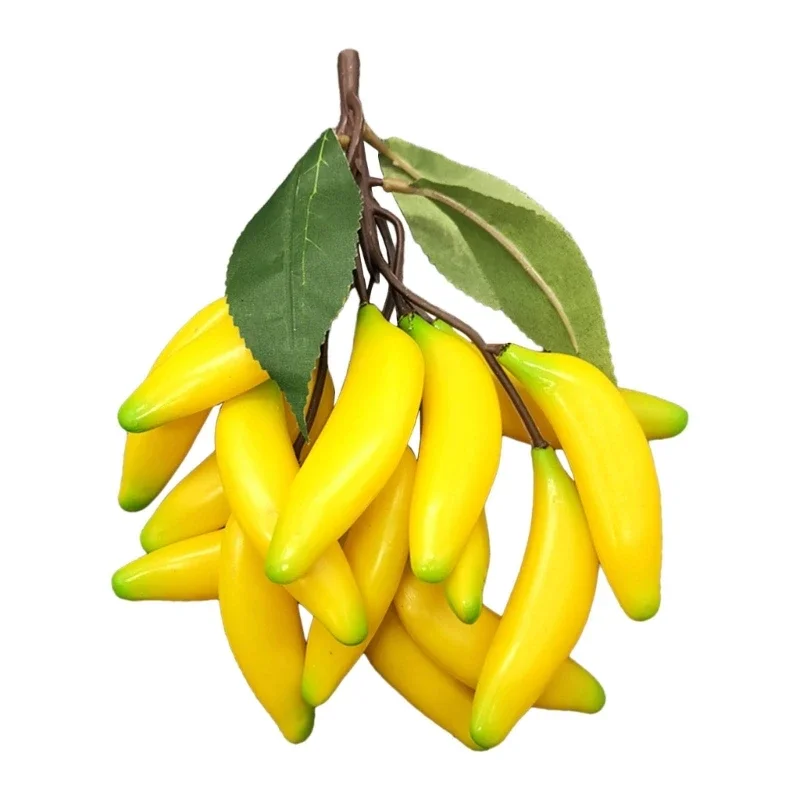 Artificial-Banana-Fake-Fruit-Bananas-Realistic-Banana-Great-Addition-to ...