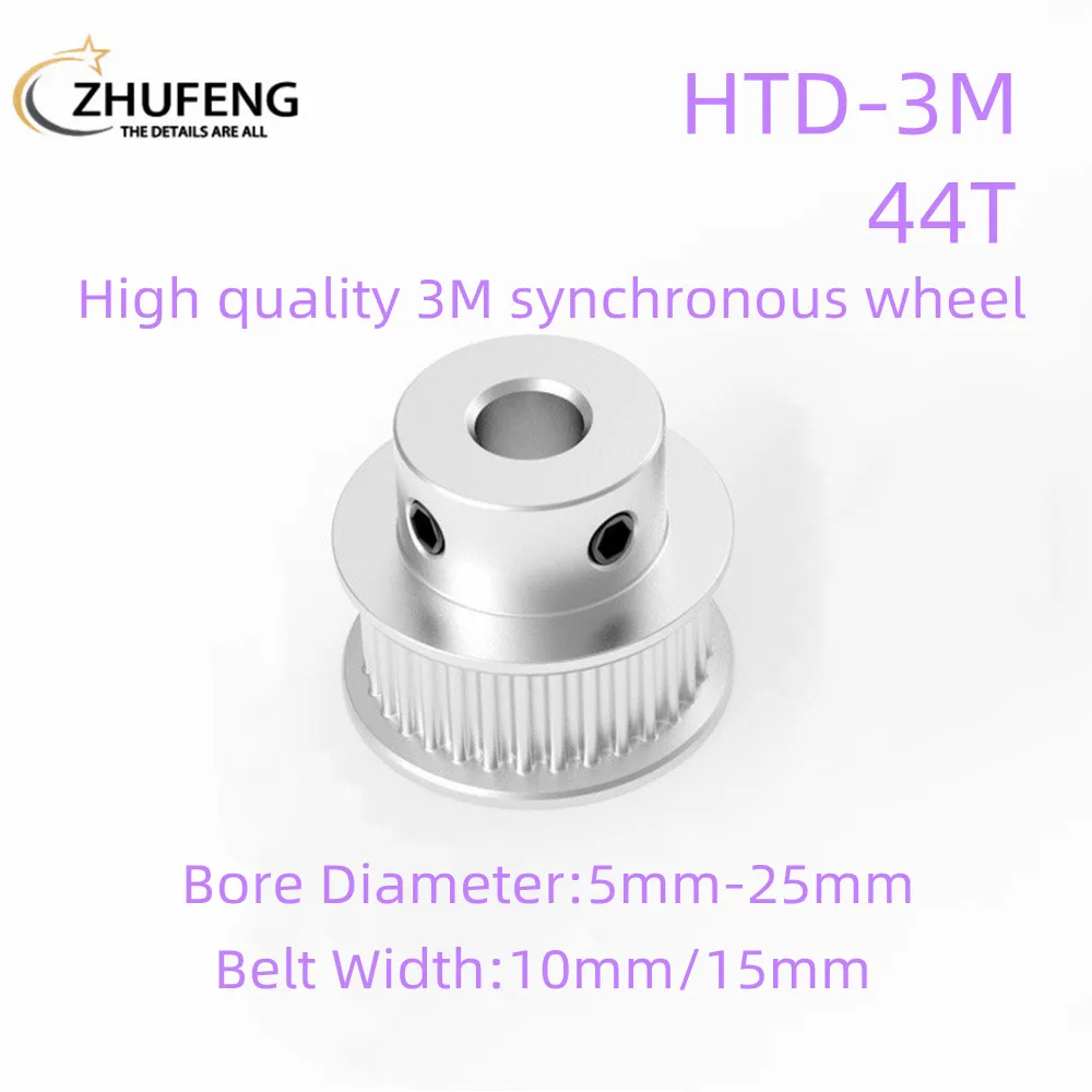 HTD-3M-44-BF-Sincronismo-Polia-Com-Engrenagem-de-Dente-Pitch-3mm-Furo ...