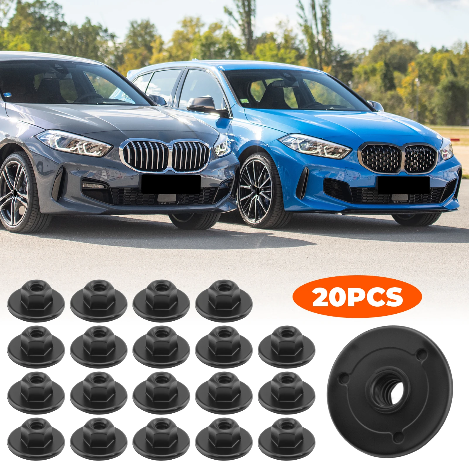 20PCS Car Clips Retainer Chassis Rear Bumper Splash Shield For 10mm Hex ...