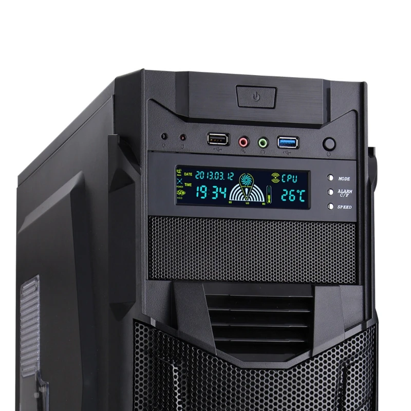 5.86" Fan Speed Controller - PC Computer Fan Controller Temperature ...