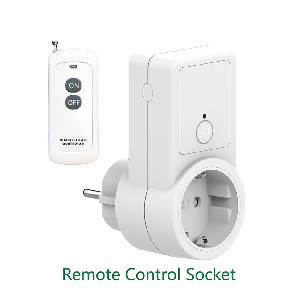 Universal Power Socket Wireless Remote Control Mini Smart EU RF 433mhz ...