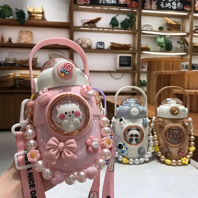 Kawaii Vacuum Stainless Steel Thermal Water Bottle 1 Liter Isotherm ...