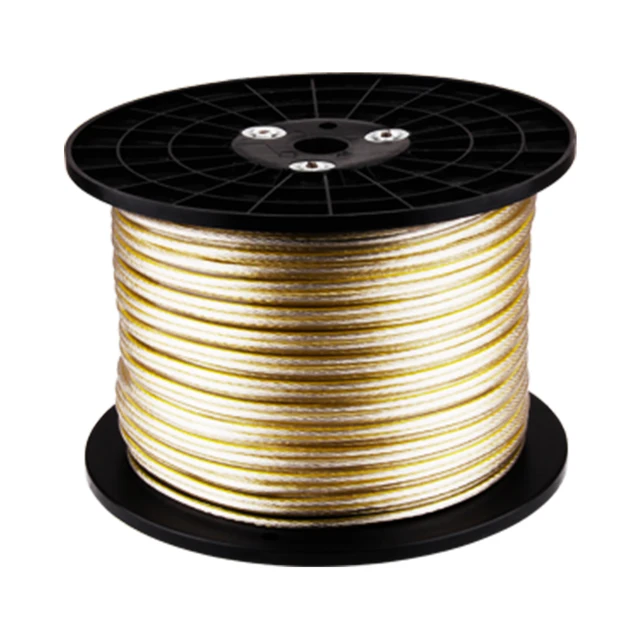 6N OFC Silver-plated Pure Copper High-end Speaker Cable Hifi Audio ...