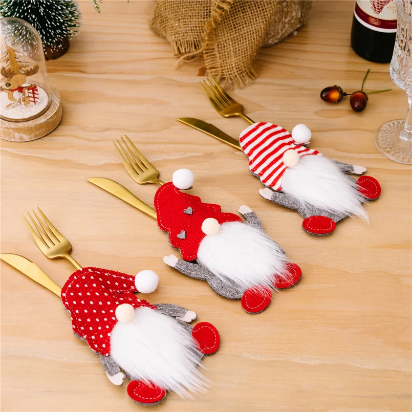 4-2-1PCS-Xmas-Cutlery-Bag-Santa-Claus-Knife-Fork-Storage-Pocket-Bag ...