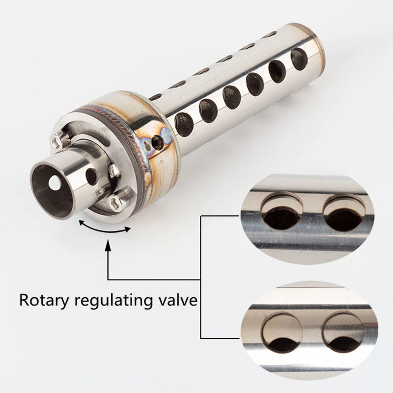 Silencieux universel à prise réglable pour moto, modification de tuyau ...