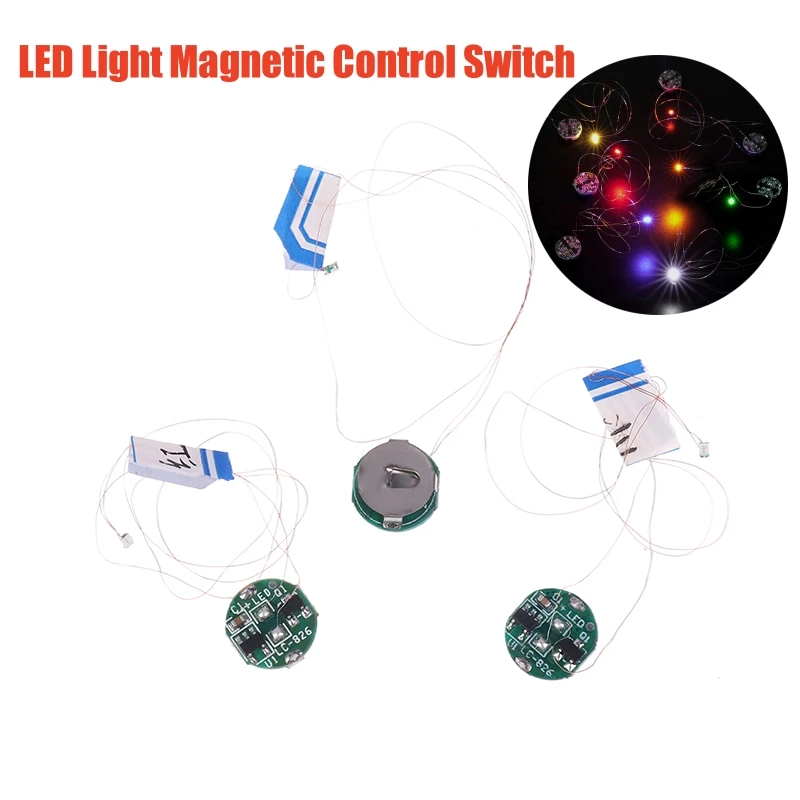 LED Light Magnetic Control Switch Lighting Chip Cartoon Animation Hand ...