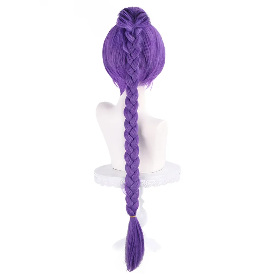 Cabinet Cam Lock Rumi Purple Braided Wig – KPop Demon Hunters Hairpiece ...