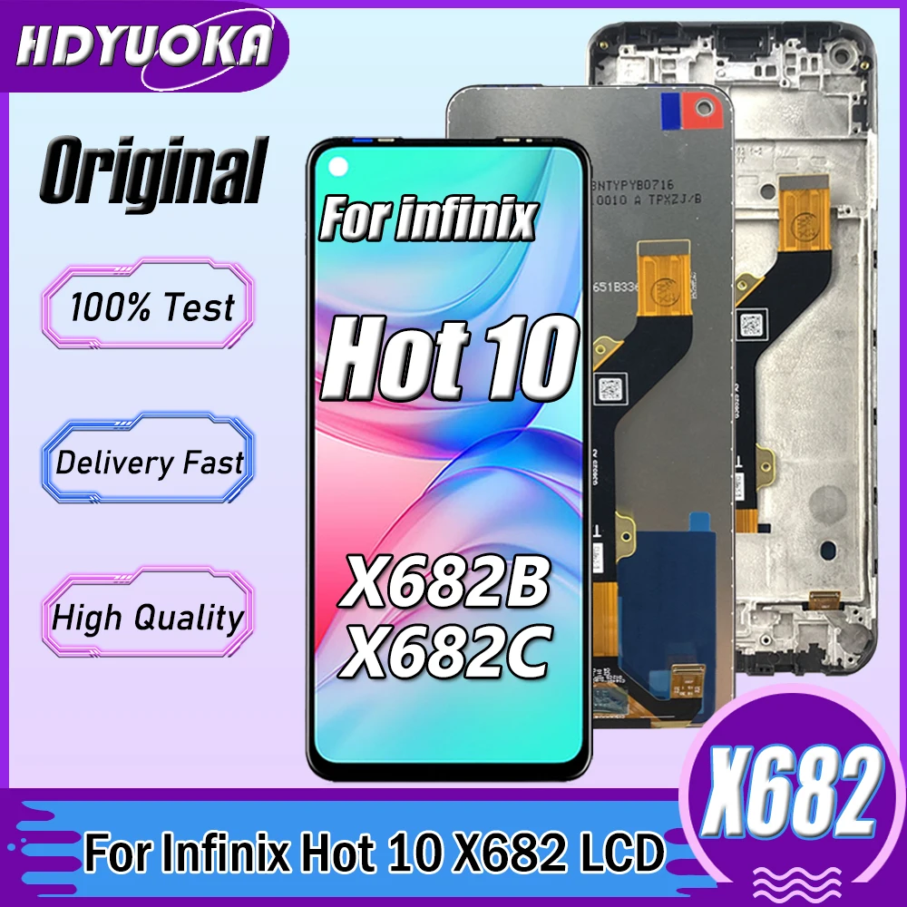 6-78-Original-For-Infinix-Hot-10-X682-LCD-Display-Touch-Screen ...