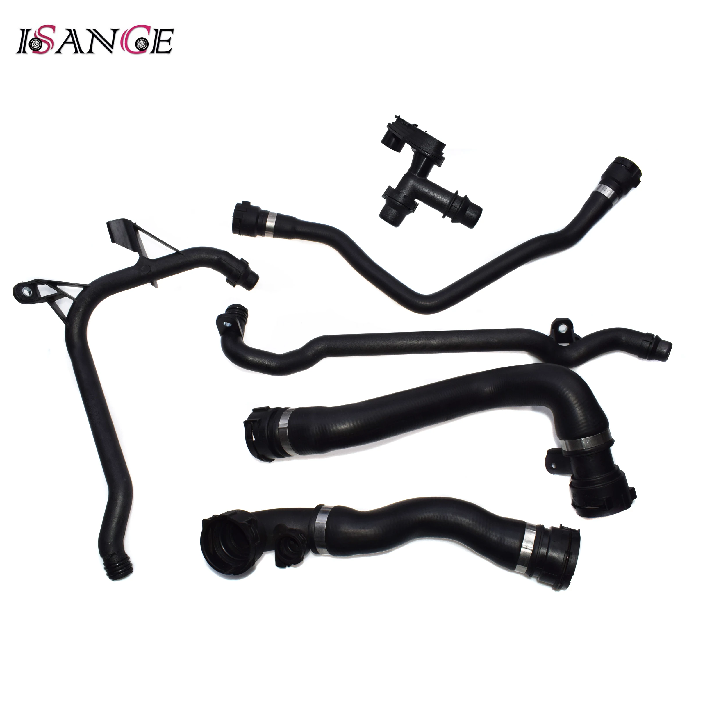 Upper-Lower-Radiator-Thermostat-Expansion-Tank-Water-Hose-Pipe-Kit-For ...