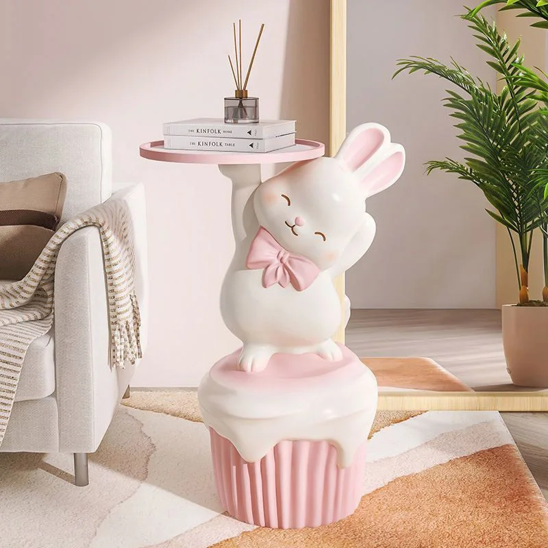 Nordic-Home-Room-Decor-Cute-Rabbit-Statue-Creative-Sofa-Side-Table ...