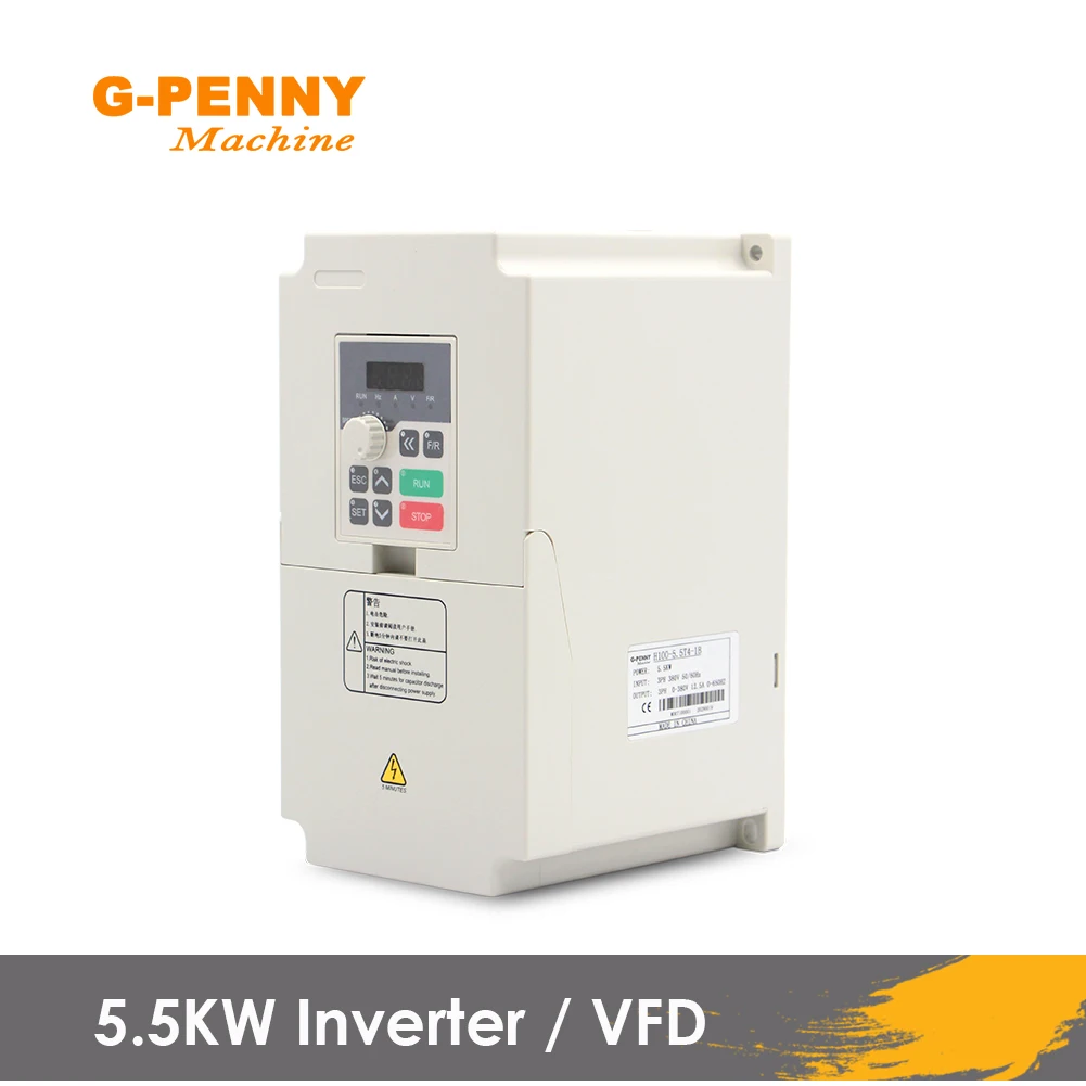 220v 380v 5.5kw Vfd Frequency Drive 1000hz 1phase 3phase Inverter Cnc ...
