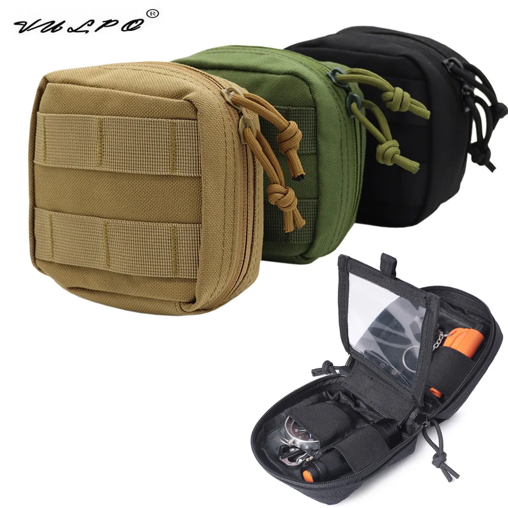 VULPO-Tactical-Outdoor-Micro-EDC-Tool-Bag-Keys-Compass-Flashlight-Card ...