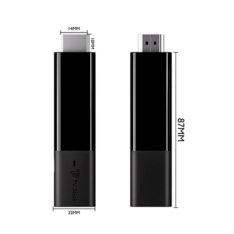 Récepteur-décodeur,Clé TV connectée T2 S905W2, 4K, Bluetooth 5.0, Android 11.0, WIFI 2.4G, 2G ...
