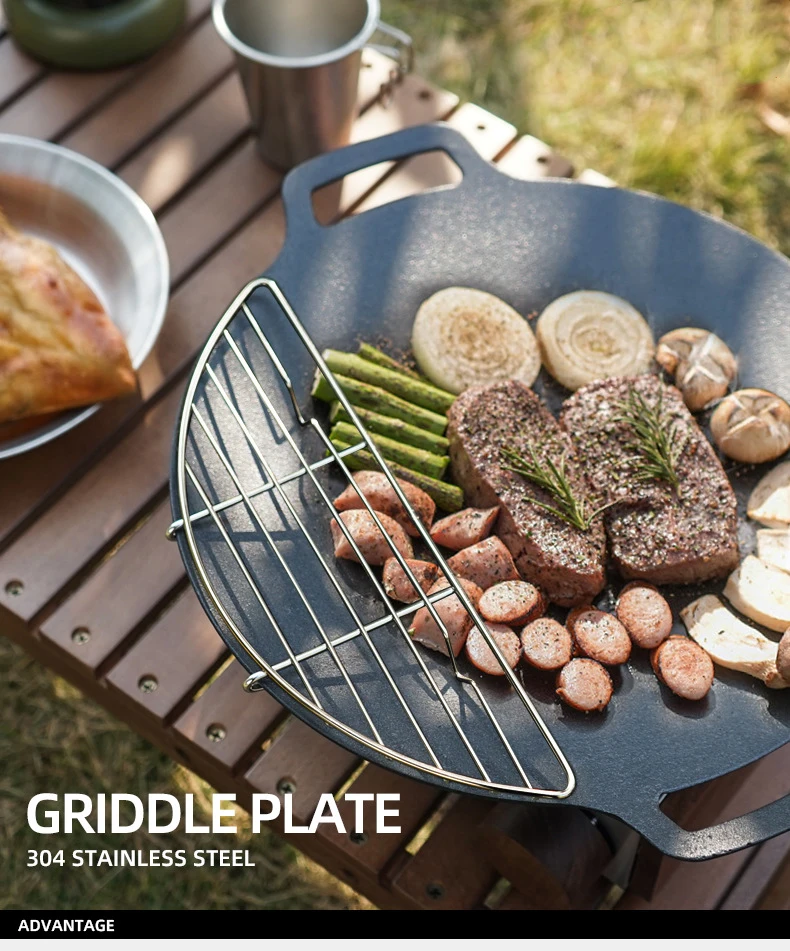 Barbecue,Plaque de cuisson pour Barbecue en acier inoxydable,plateau en ...