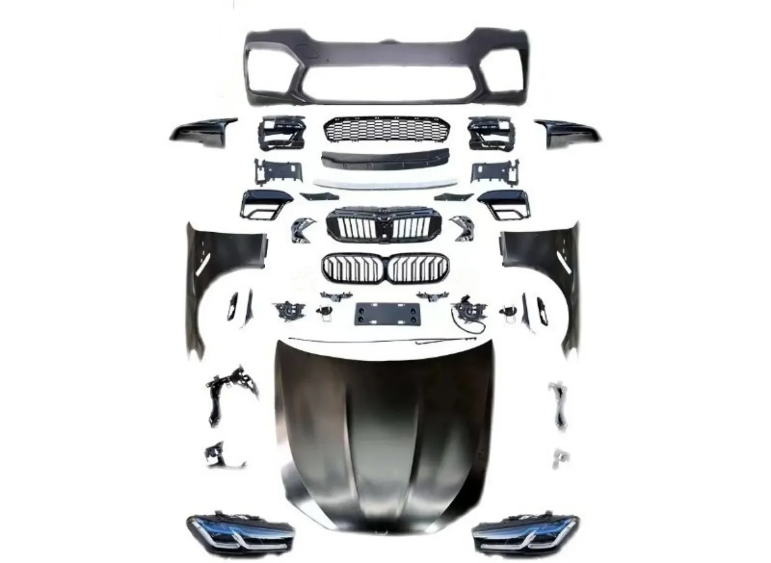 Car-Body-Kit-Front-Bumper-Surround-for-BMW-5-series-F18-11-17-upgrade ...