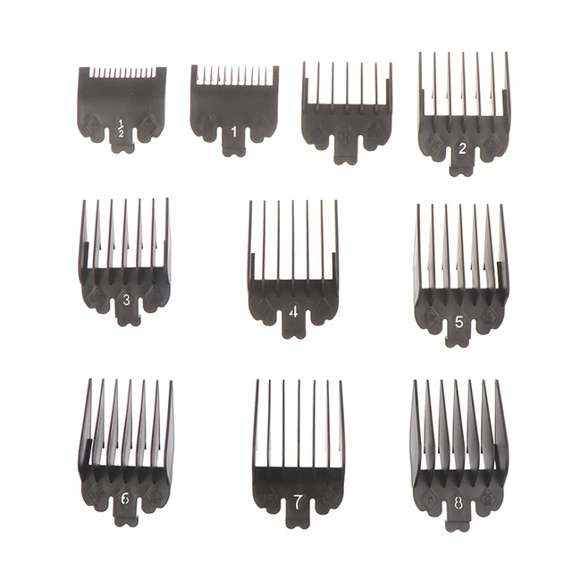 10Pcs 1.5-25mm Universal Limit Guide Comb for Hair Clippers Trimmer ...