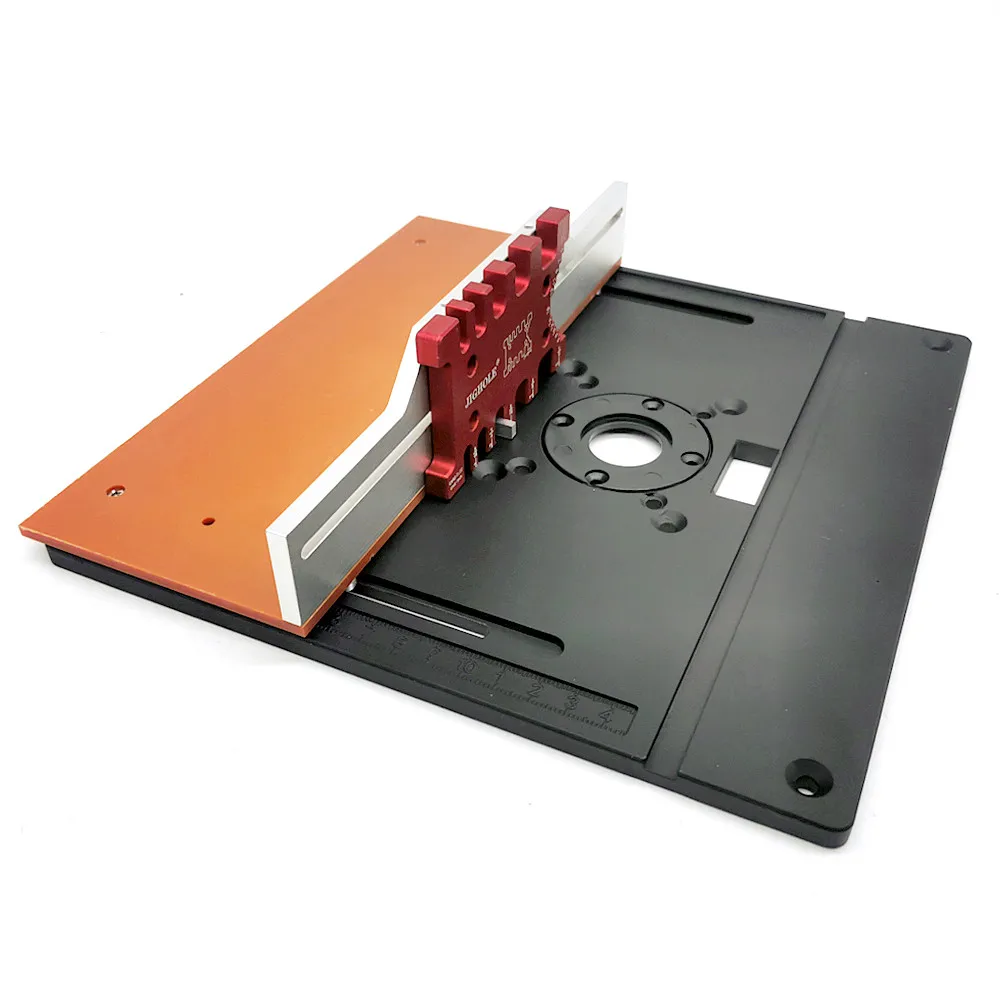 Aluminium-Router-Table-Insert-Plate-Woodworking-Bakelite-Milled-Tenon ...