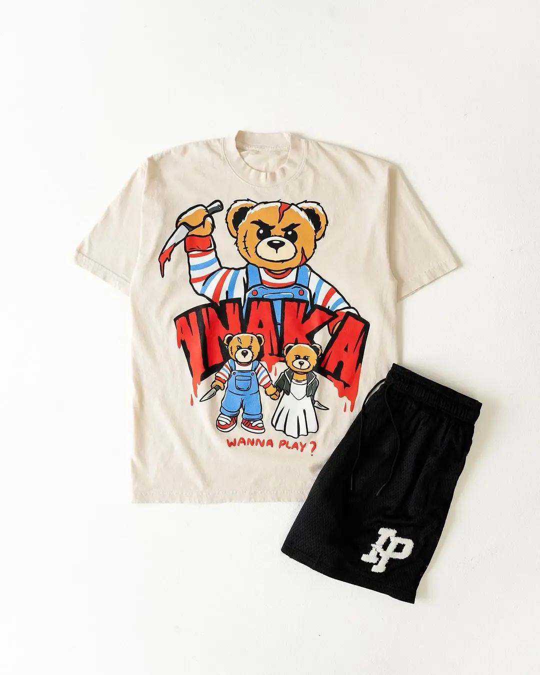 Inaka Power Shirt Unisex High Quality Cotton 240gsm Inaka Animal Pack 2 ...