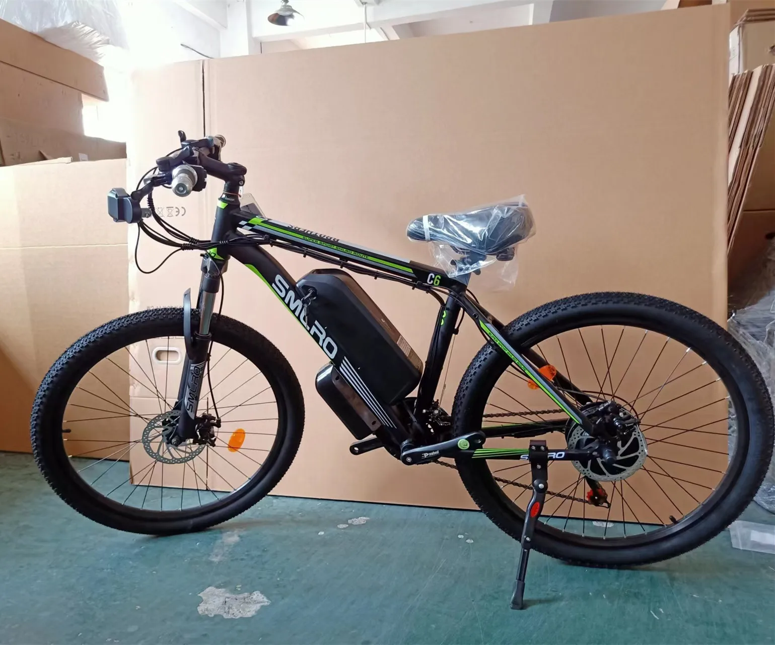 Smlro C6 전기 산악 자전거 48V 500W 1000W 17.5Ah 29 인치 MTB 타이어 도로 도시 자전거 21 속도 ...