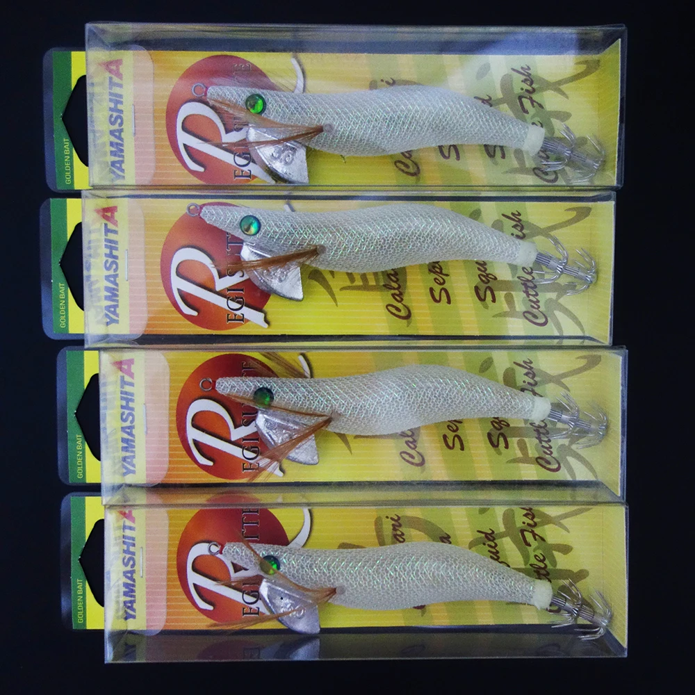 4X 3.0 YAMASHITA GLOW SQUID JIGS Rattle Squid JIgs Squid Egi Shrimp jig