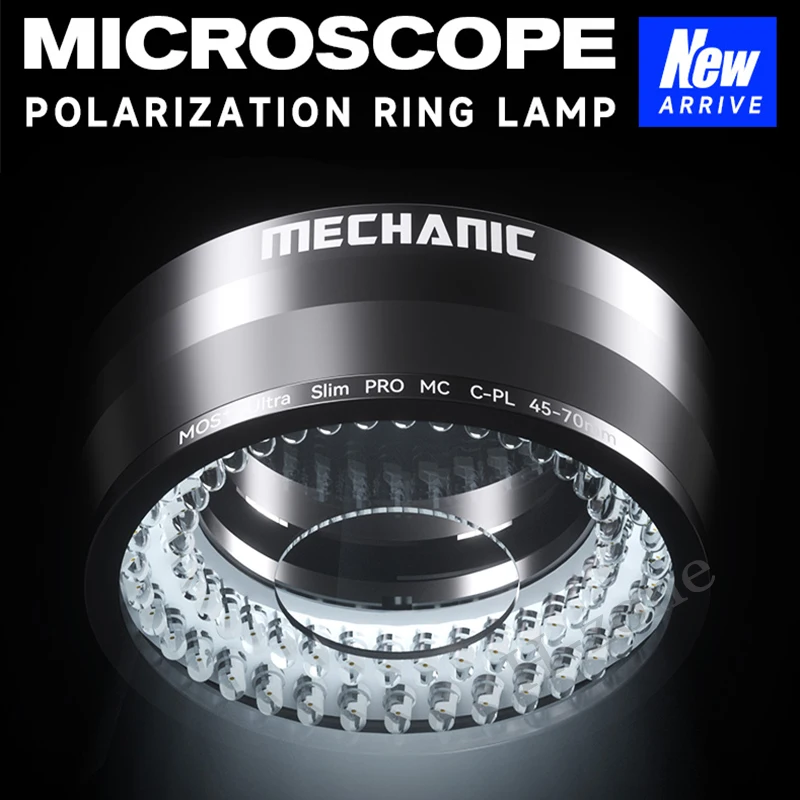 Mechanic-LS720-Microscope-Ring-Light-Polarized-Ring-Light-Eliminates ...