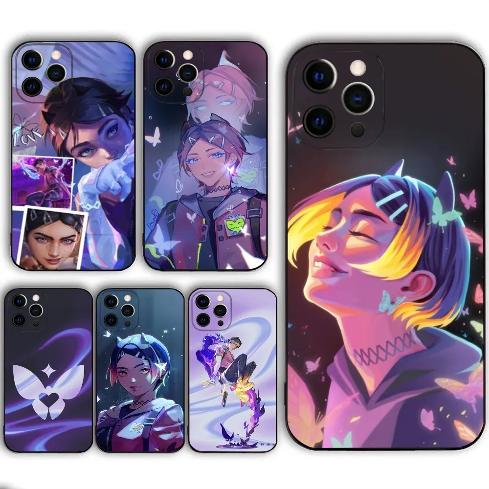 Clove V-Valorant-S Game Phone Case For IPHONE 15,13,14,12,Mini ,11, Xr ...