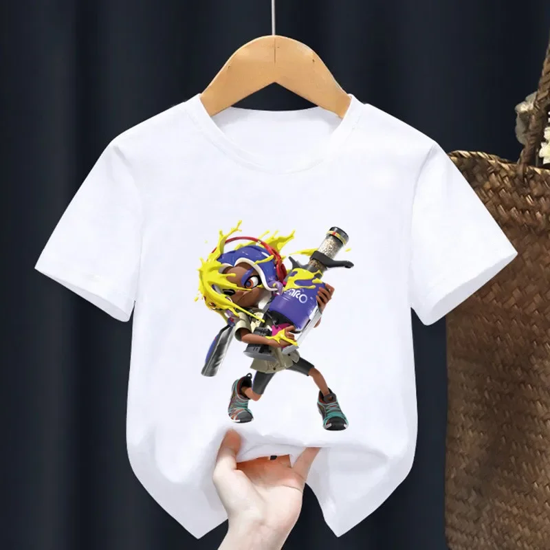 Hot-Sale-Splatoon-3-Octolings-Splatlands-Game-Print-Kids-T-shirt ...