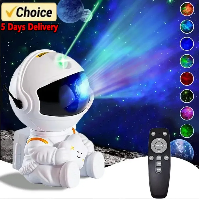 Star-Projector-Galaxy-Night-Light-Astronaut-Space-Projector-Starry ...