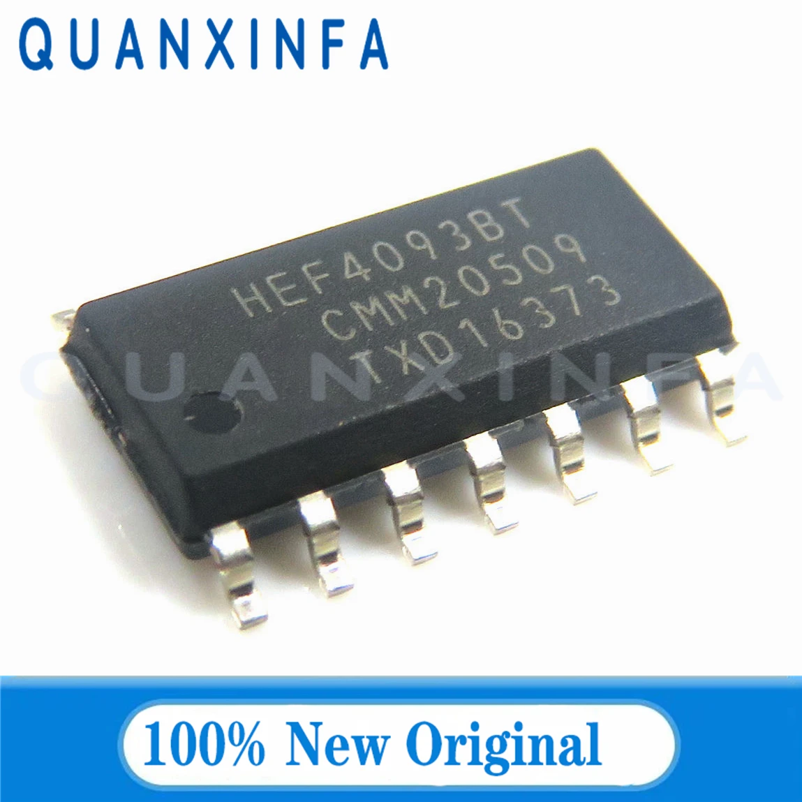 10PCS HEF4093BT HEF4093B 4 2 input Schmidt trigger SOP14 New original ...
