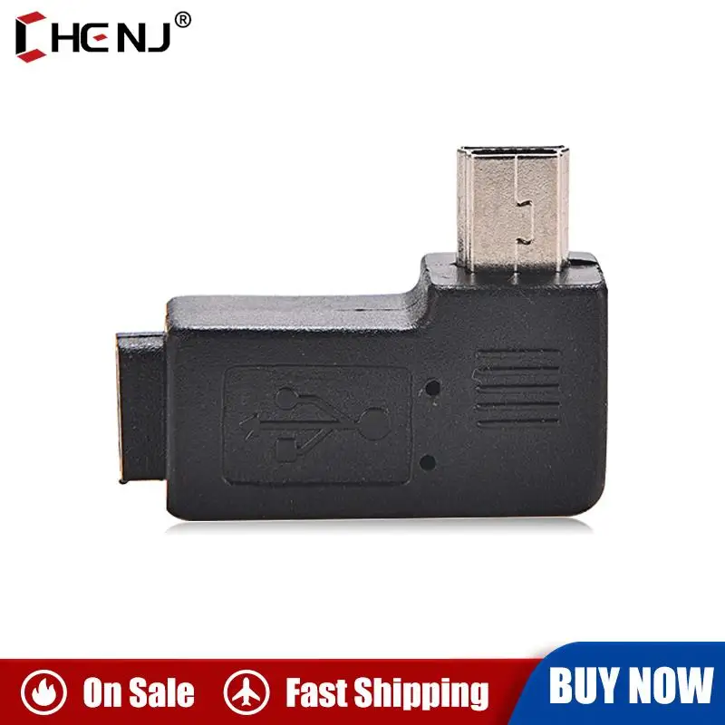 1PC Straight / L Shape Black Micro / Mini USB Female To Mini / Micro ...