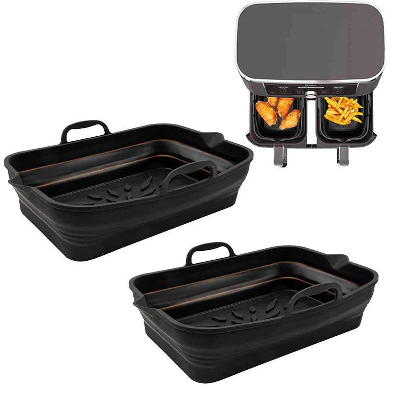 Bandeja-de-cozimento-de-silicone-para-fritadeira-Reutiliz-vel-Pan-Liner ...
