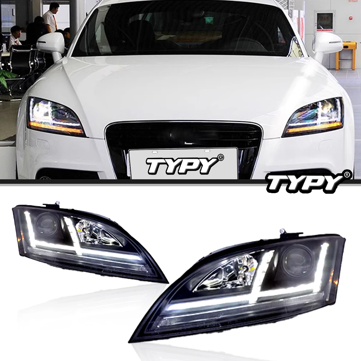 TYPY-Car-Upgraded-Headlight-Assembly-For-Audi-TT-2006-2014-LED ...