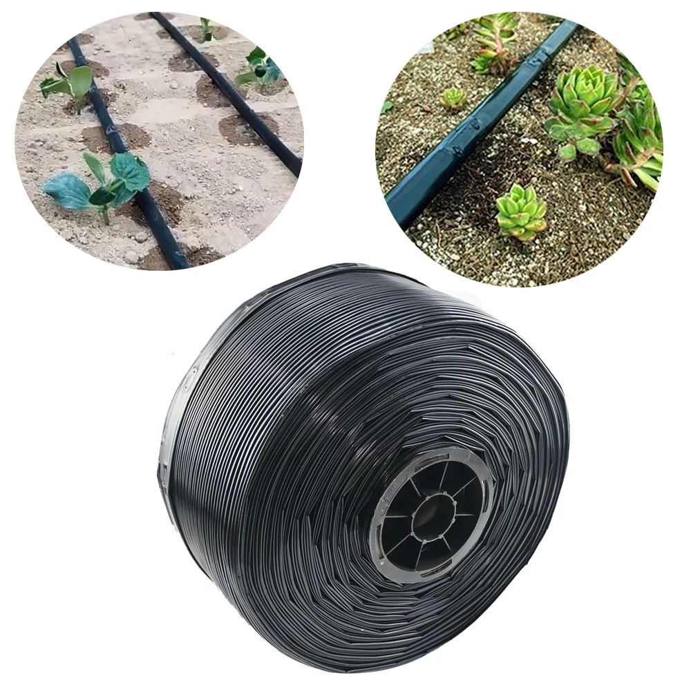 Two Hole Surface Mounted 16MM PE Drip Irrigation Tape 0.2MM Thickness ...