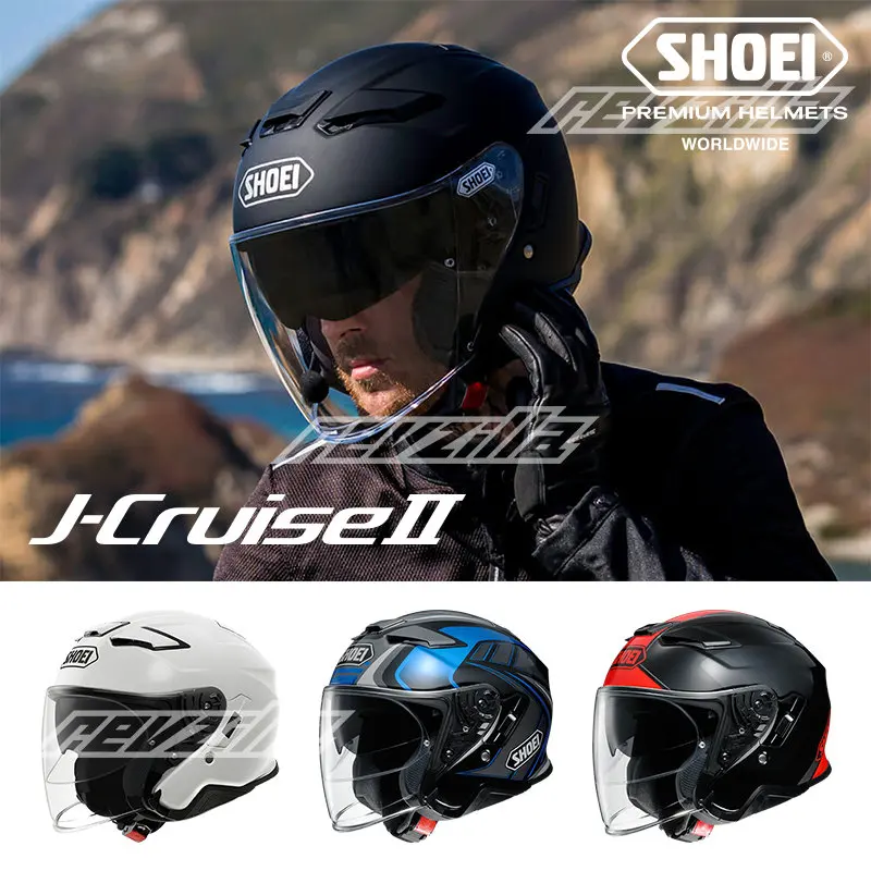 Open-Face-SHOEI-J-CRUISE-II-AGLERO-TC-2-JET-HELMET-Motorcycle-Helmet ...